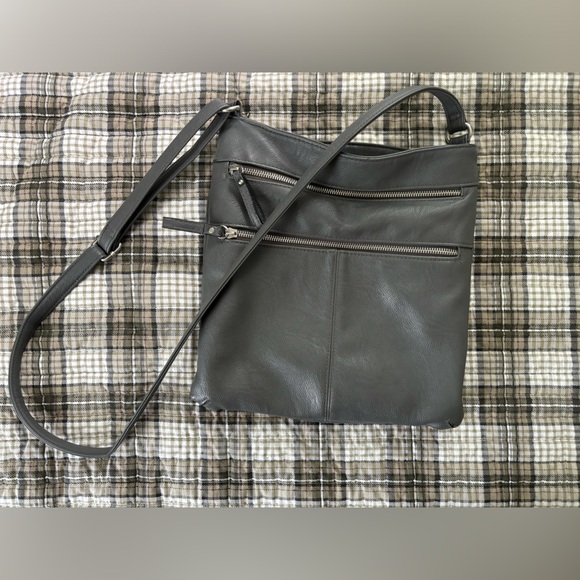 Merona | Bags | Merona Gray Crossbody Purse | Poshmark